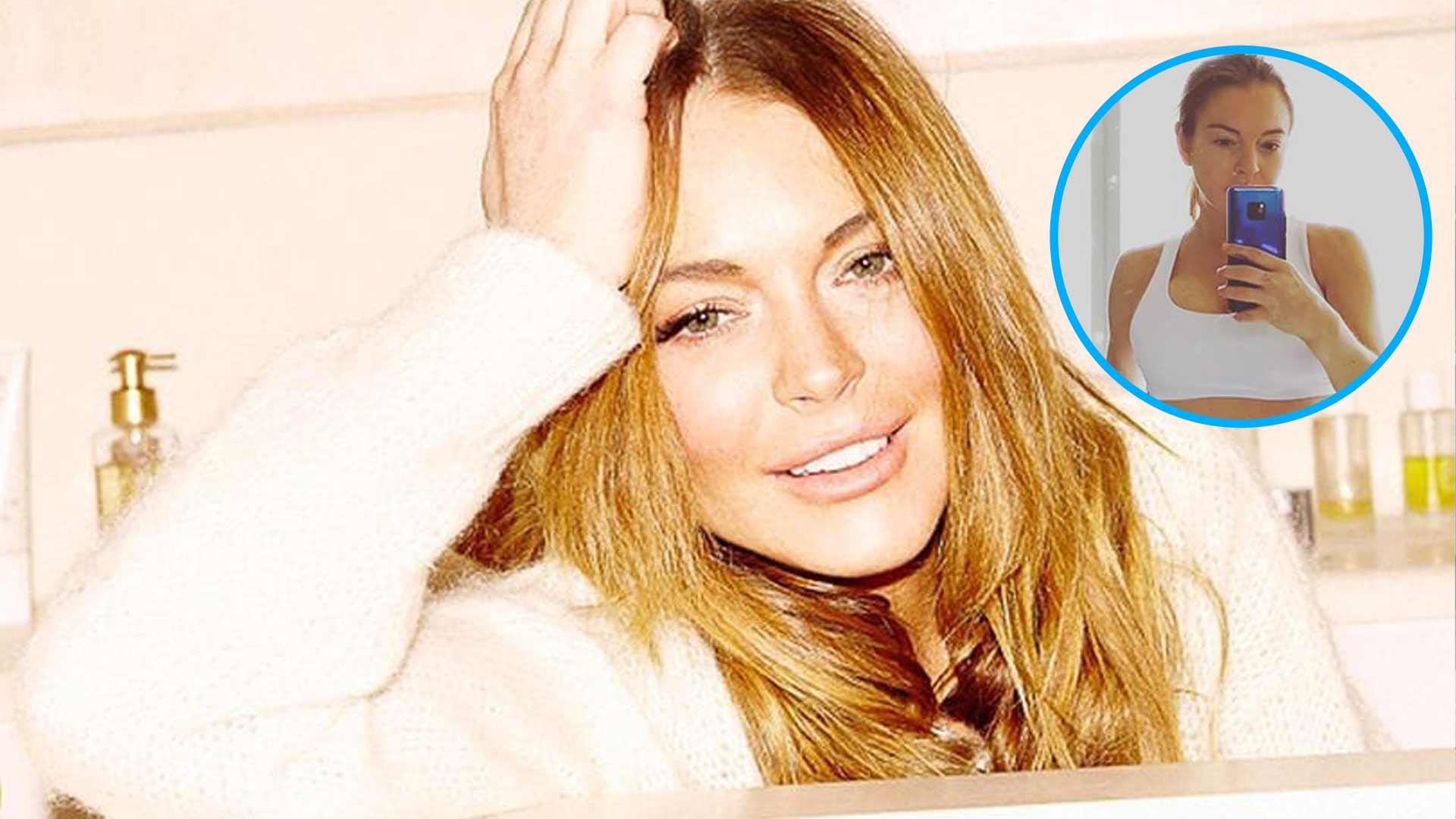 Lindsay Lohan Shows Off Tight Yoga Bod Selfie To Start Her Day - The Blast
