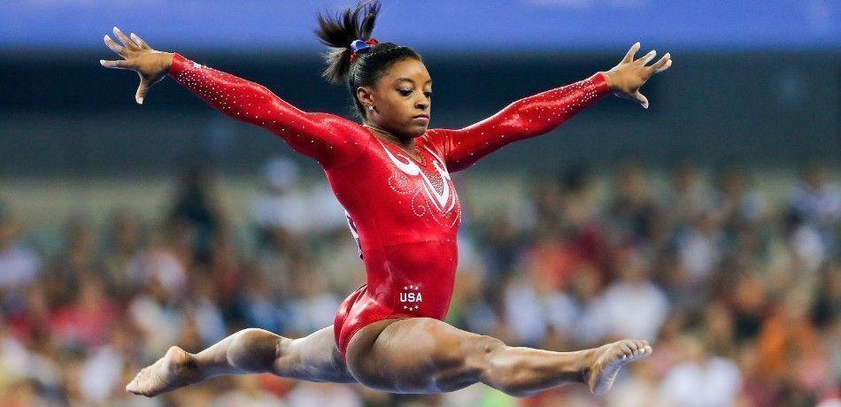 Simone Biles 'Distracts' Instagram In Tight Zip Jeans - The Blast