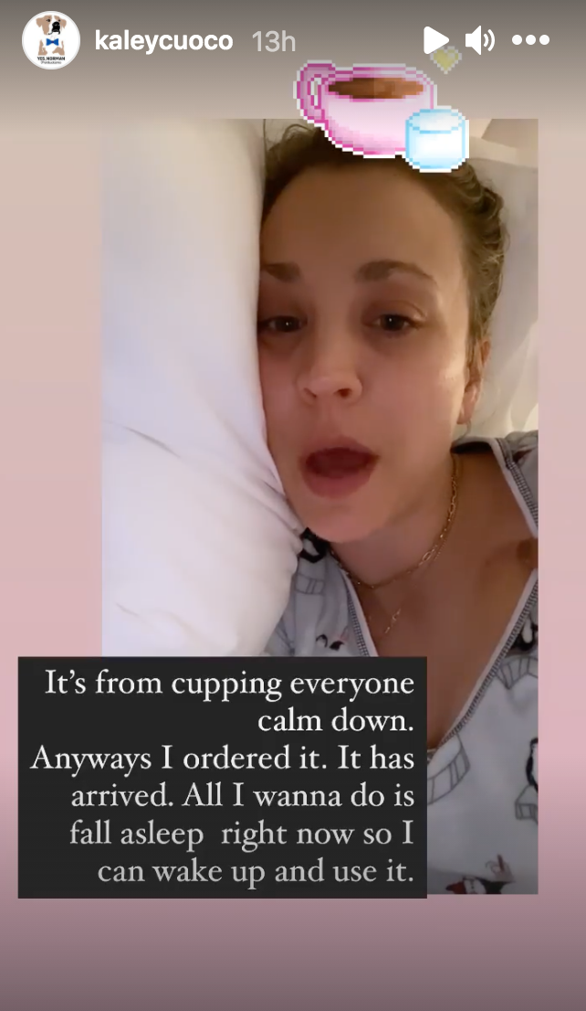 Kaley Cuoco Addresses 'Hickey' During Late-Night Pillow Talk - The Blast