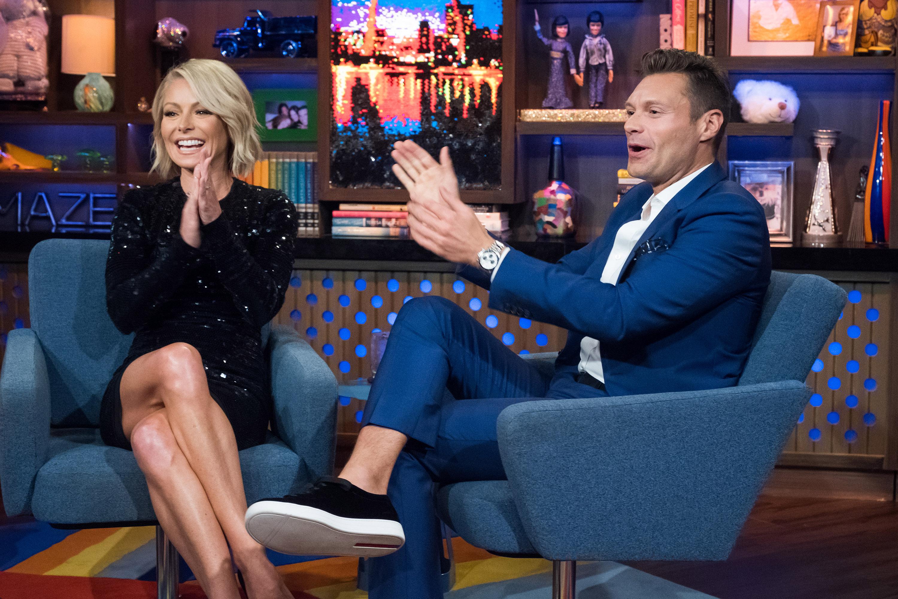 Kelly Ripa Told 'Bathrobe' Mini Dress Too Short: 'Not A Good Look ...