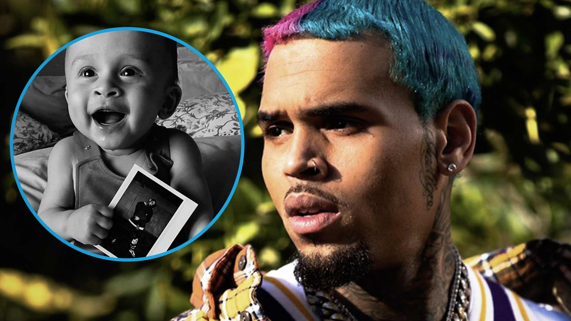 Chris Brown's Son Aeko Holds Daddy's Photo In Sweet Birthday Tribute ...