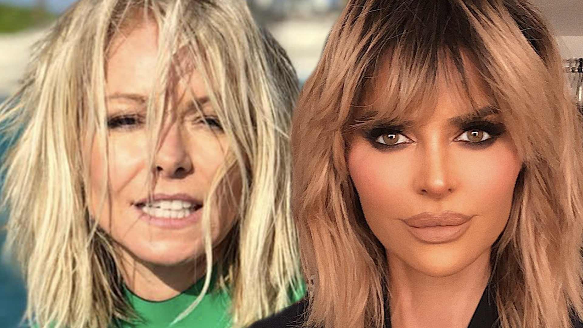 Kelly Ripa Gets Lip Service From 'RHOBH' Star Lisa Rinna - The Blast