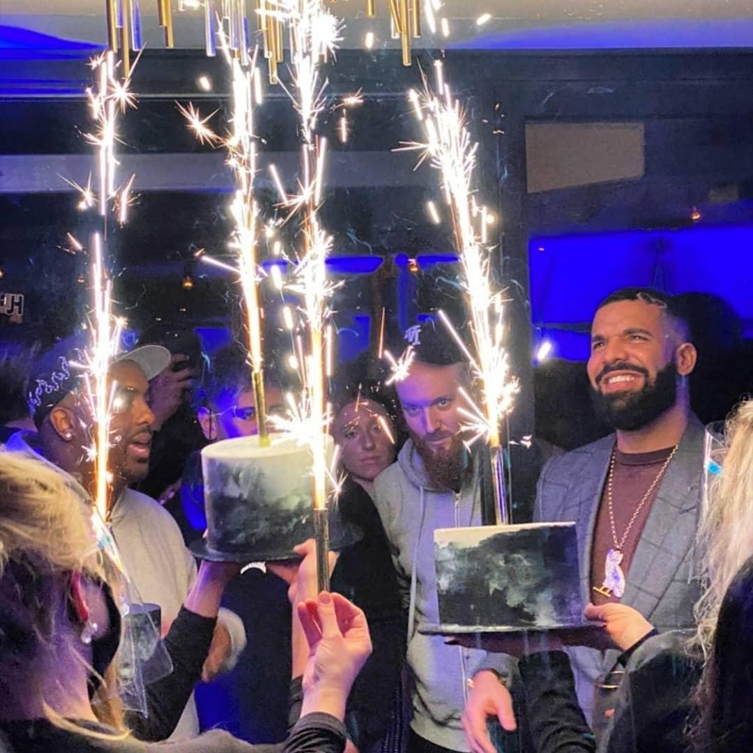 Drake Parties In LA For His 34th Birthday - The Blast